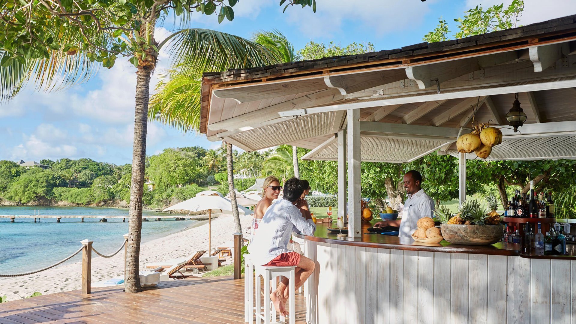 mustique island beach bar - Luxury Rural Retreats